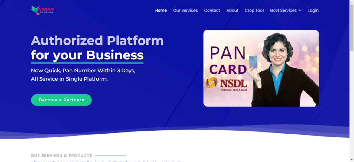NSDL & UTI Pan Web Application Source Code & Software